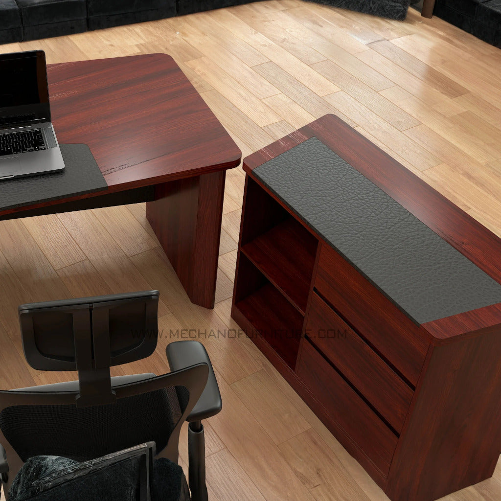Mentor (Table with Side Rack) – Mechano Furniture